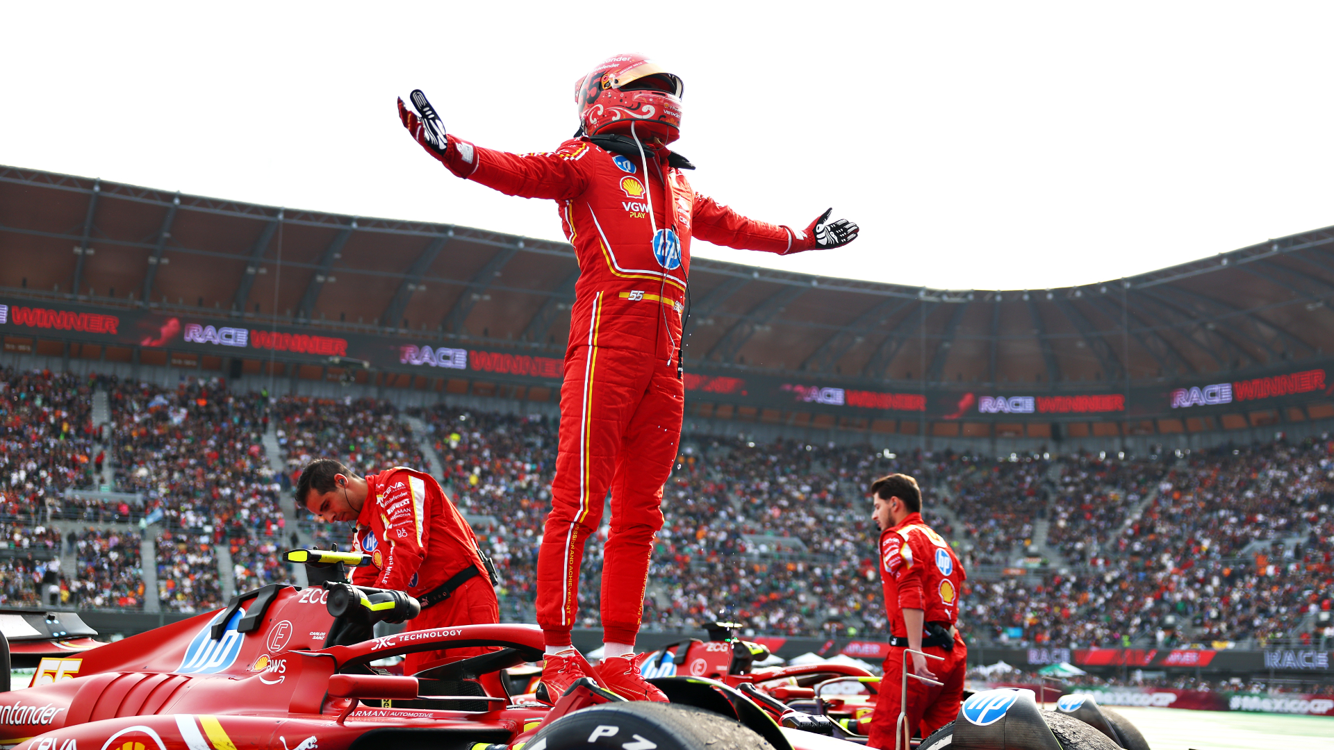 La victoria de Carlos Sainz en el GP de México achicó el campeonato de la Fórmula 1 ...